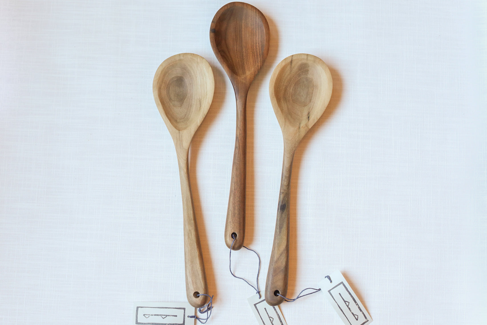 Hand Carved Wooden Pot Spoon