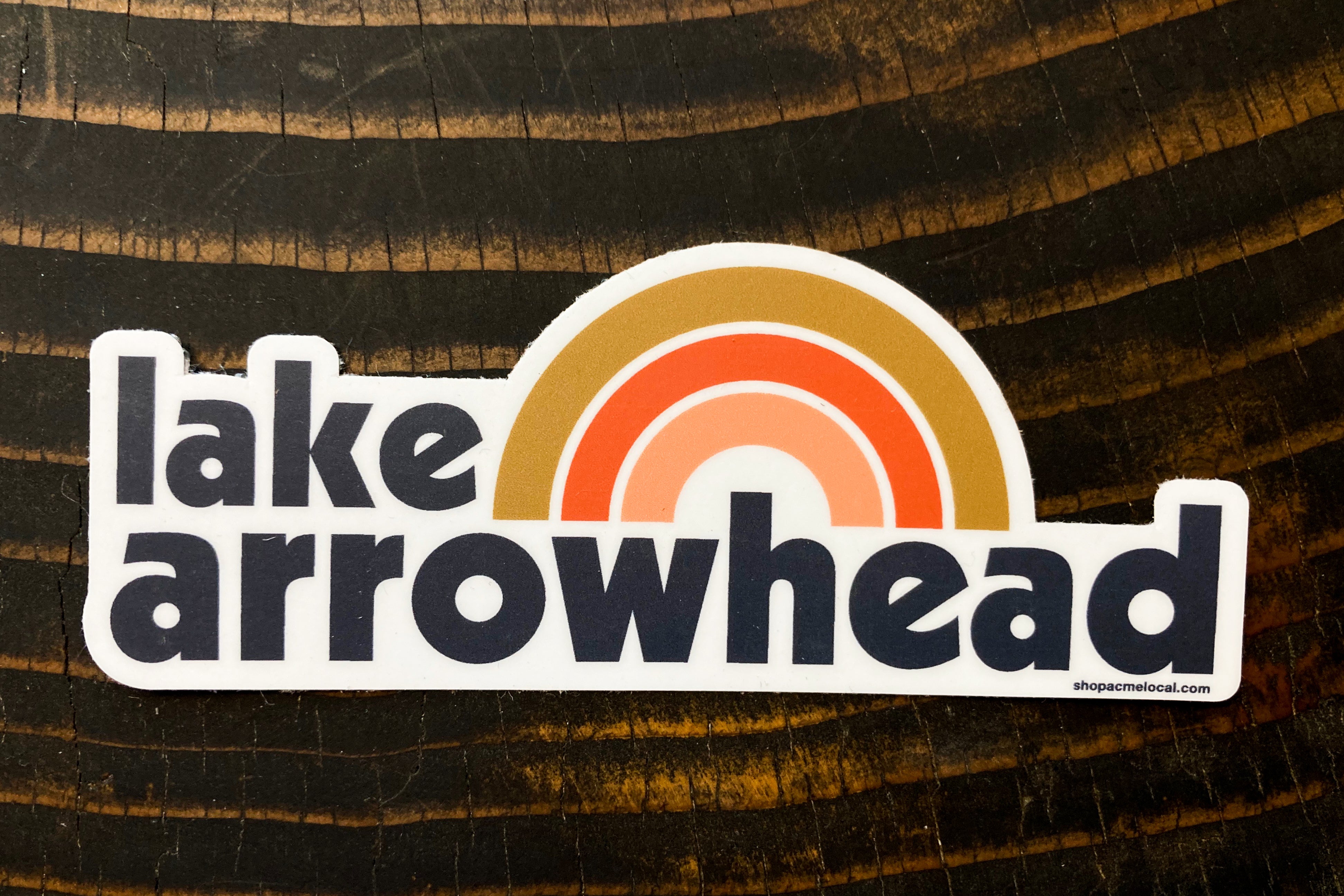 Lake Arrowhead Rainbow Sticker